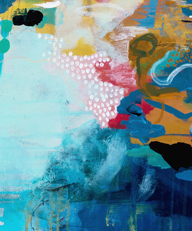 Dopamine Decor: Boost Your Mood With Colourful Abstract Paintings ...