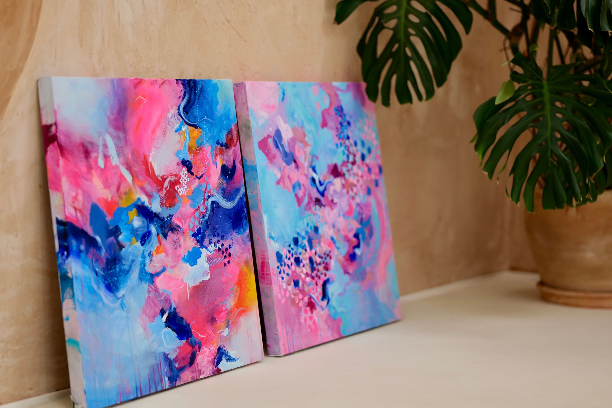 Contemporary Abstract Art Inspired By Colour & Nature | Jessica Slack
