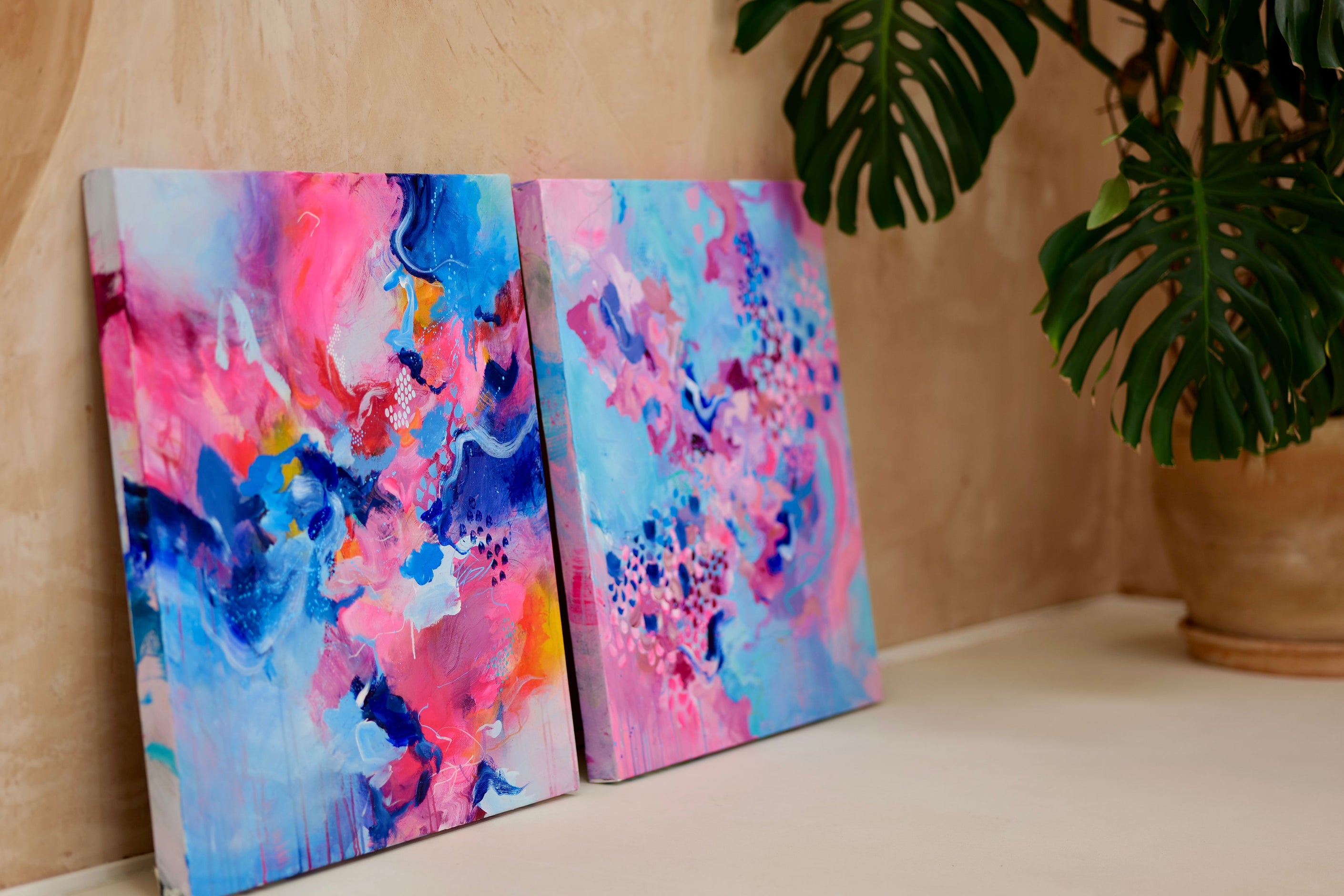 Contemporary Abstract Art Inspired By Colour & Nature | Jessica Slack