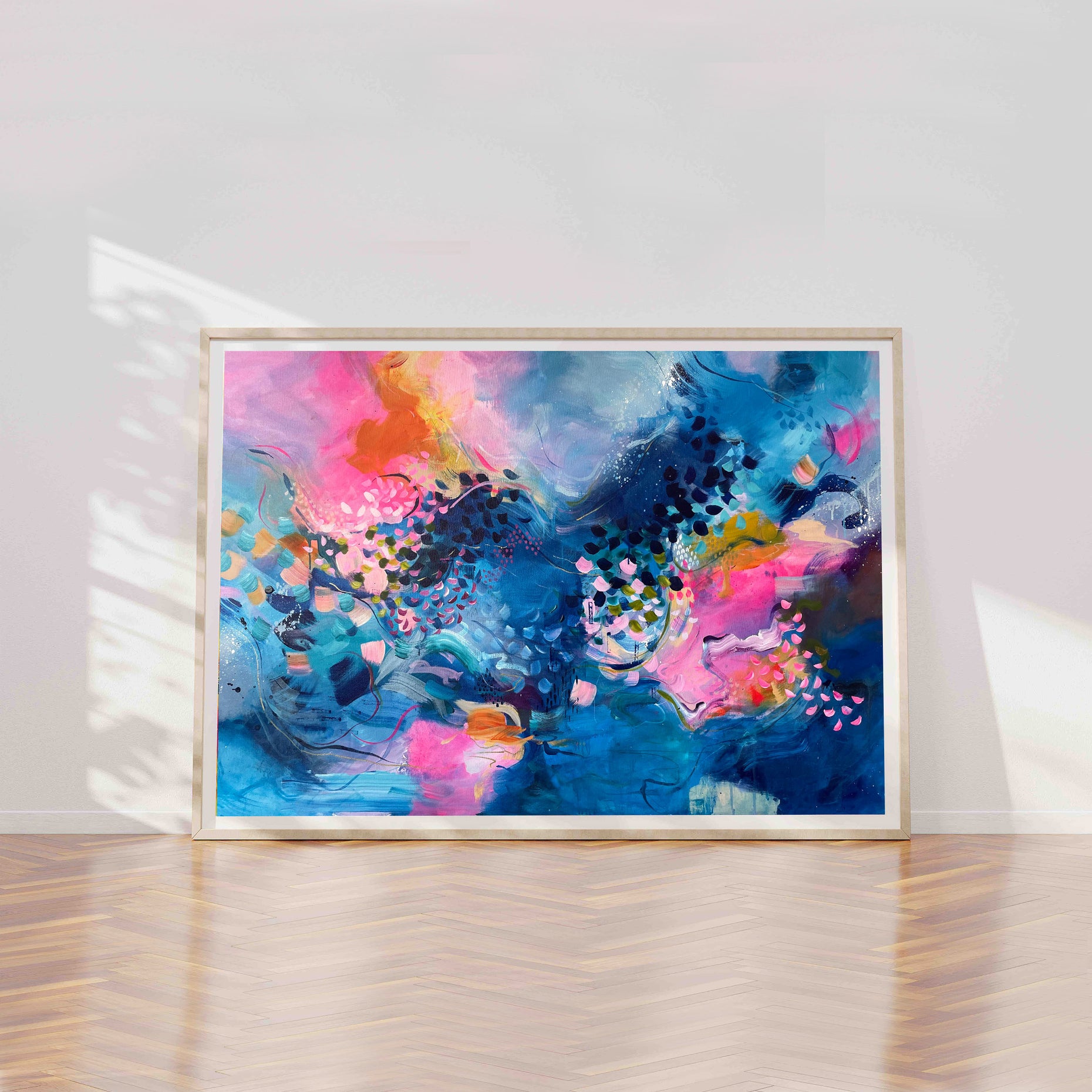 Contemporary Abstract Art Inspired By Colour & Nature | Jessica Slack