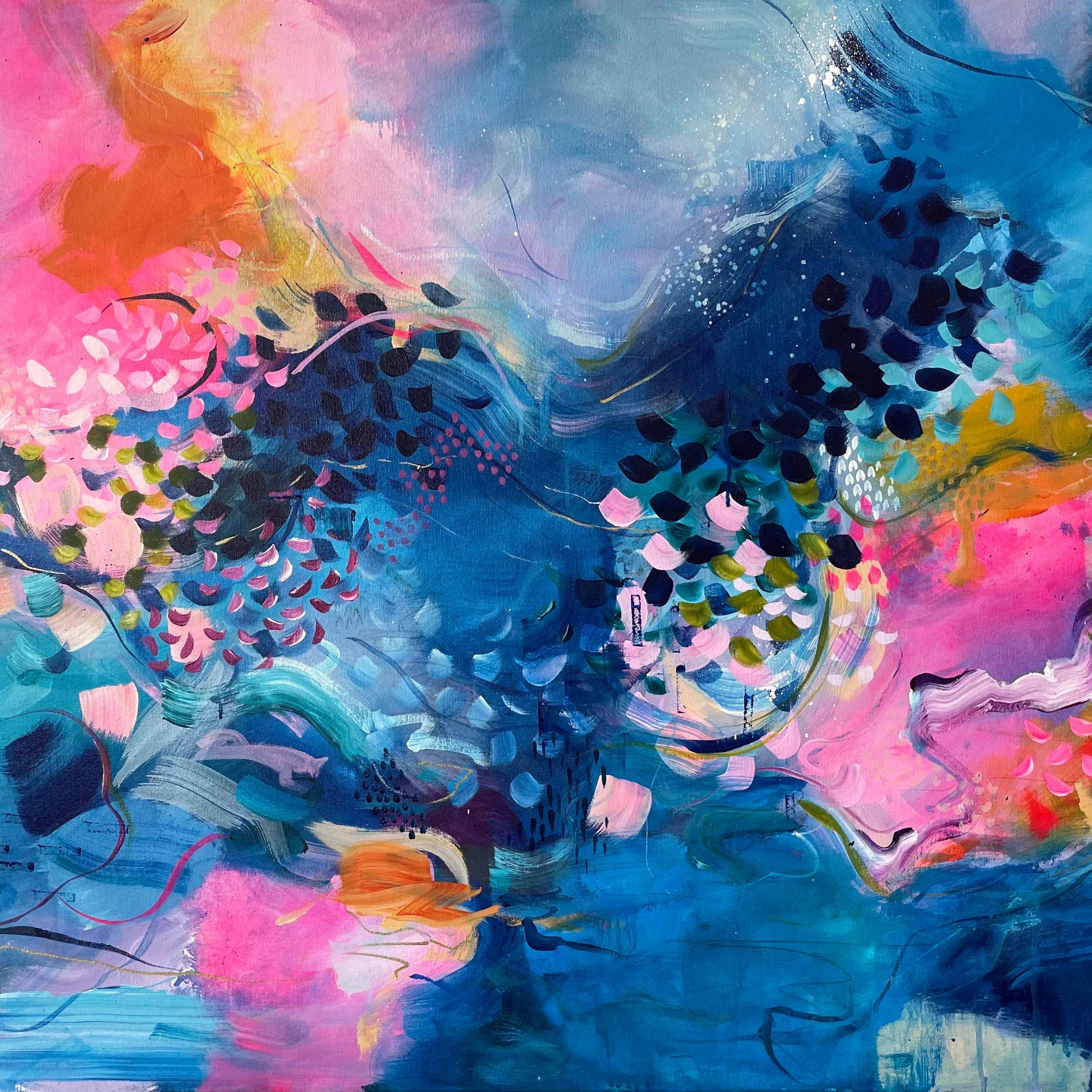 Eternal Sunset: Contemporary Abstract Art Print | Jessica Slack