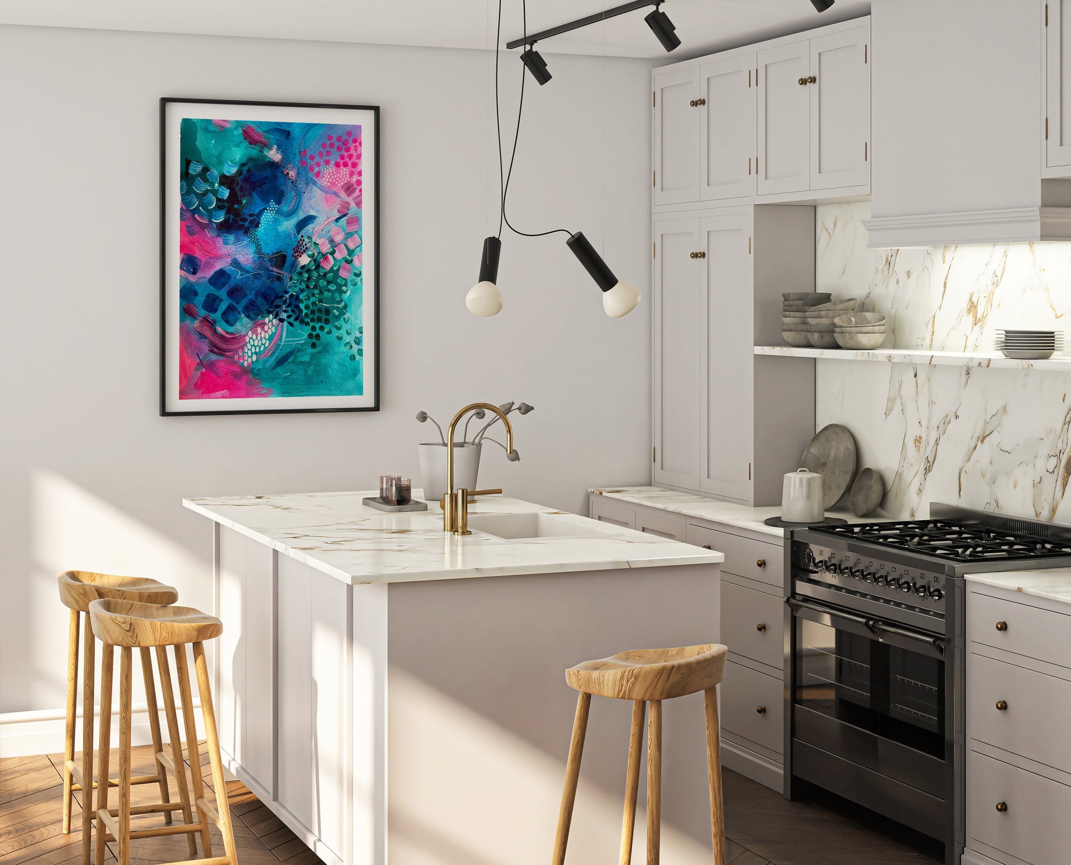 Contemporary Abstract Art Inspired By Colour & Nature | Jessica Slack