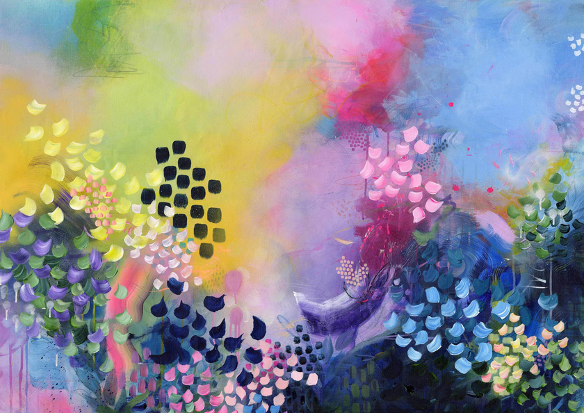 Contemporary Abstract Art Inspired By Colour & Nature | Jessica Slack