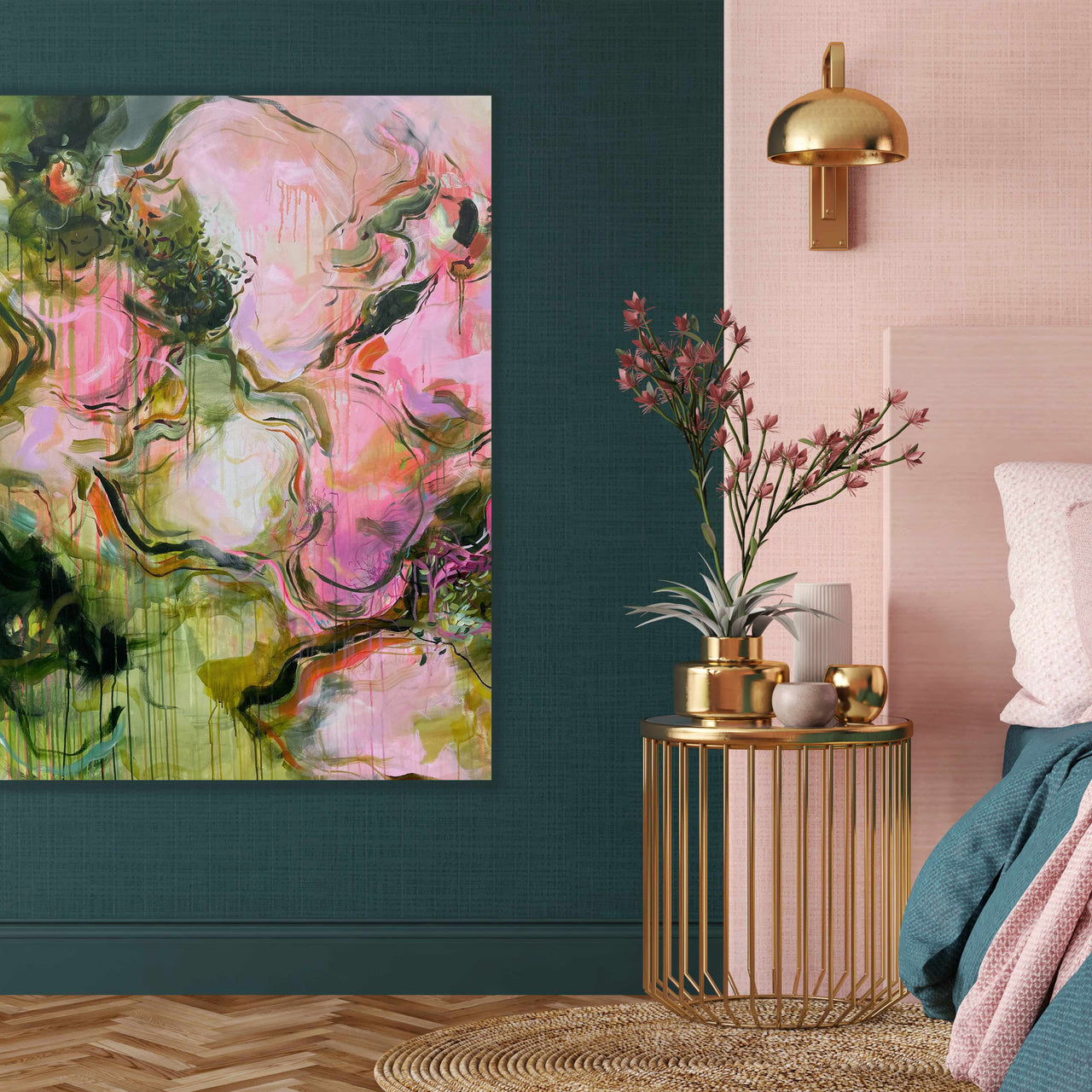 Incandescent Glow: Original Abstract Painting | Jessica Slack