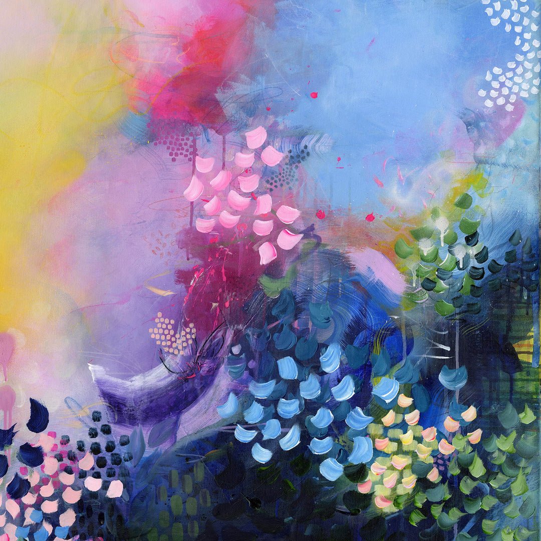 Midnight Wonder: Original Abstract Painting | Jessica Slack