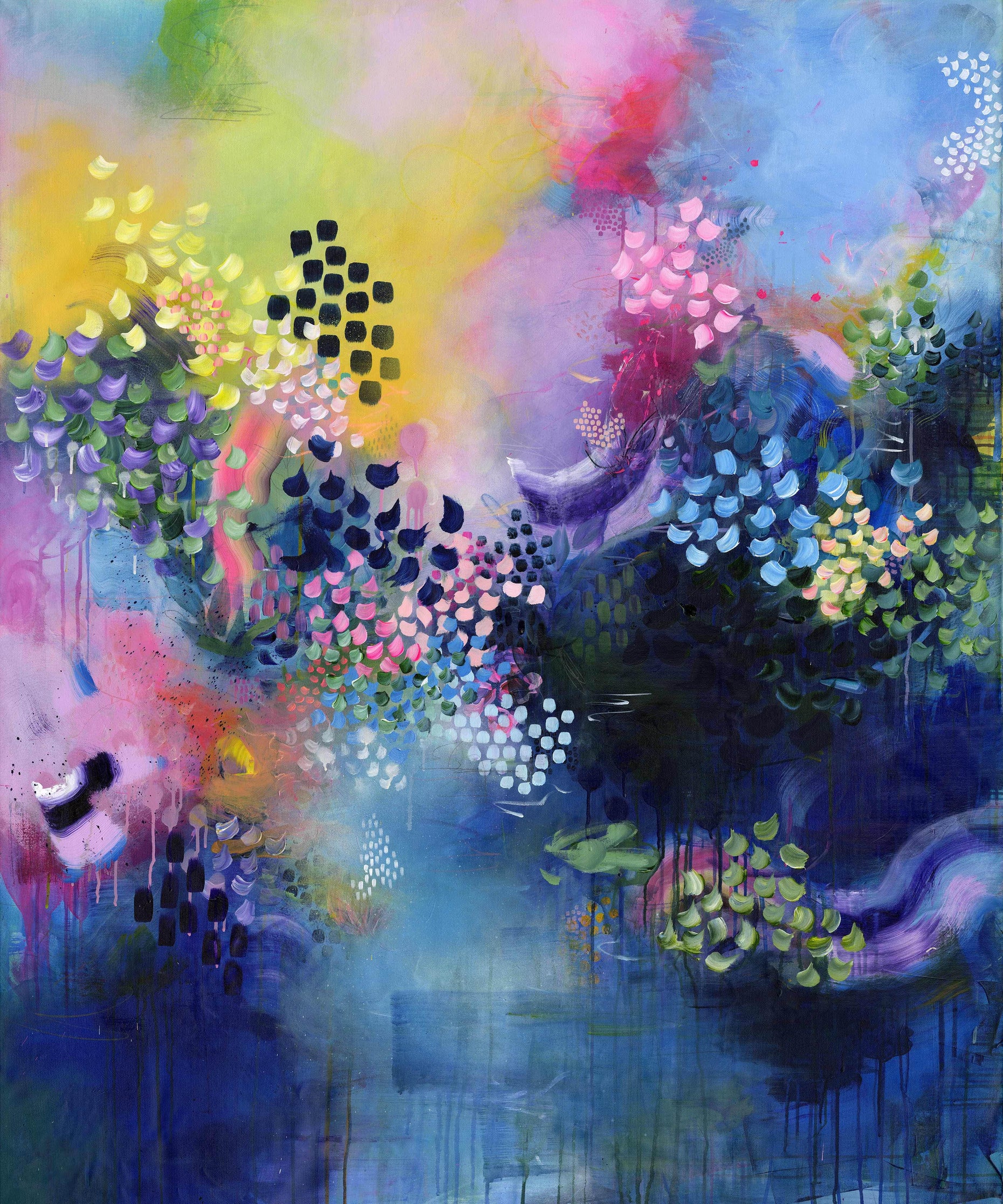 Contemporary Abstract Art Inspired By Colour & Nature | Jessica Slack