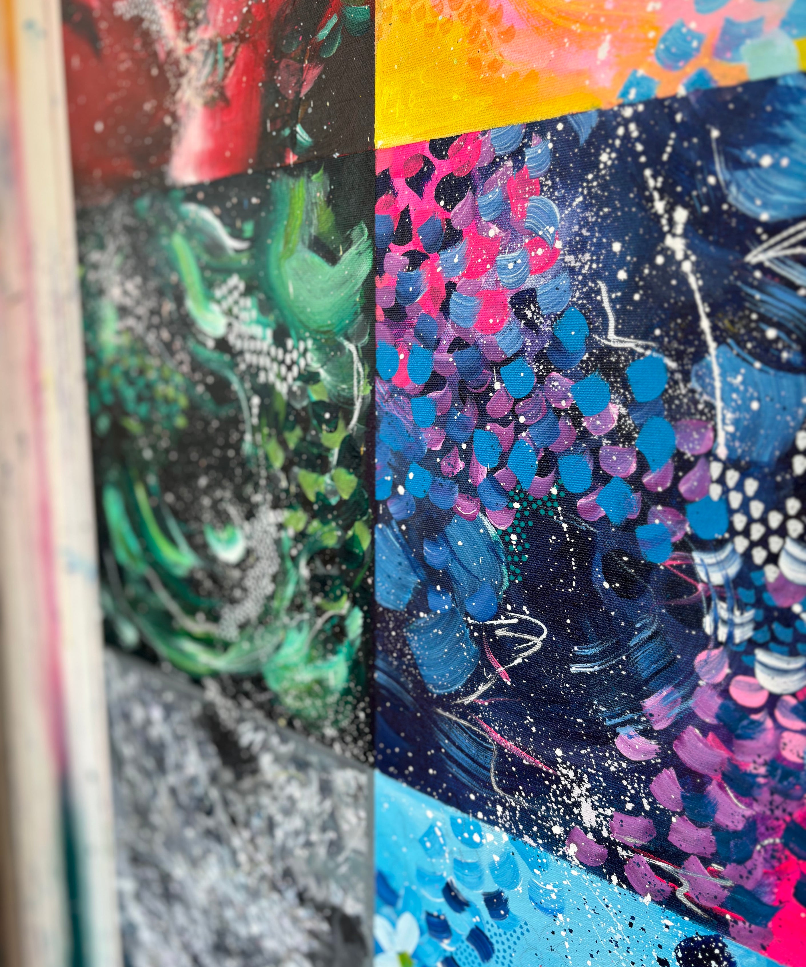Contemporary Abstract Art Inspired By Colour & Nature | Jessica Slack