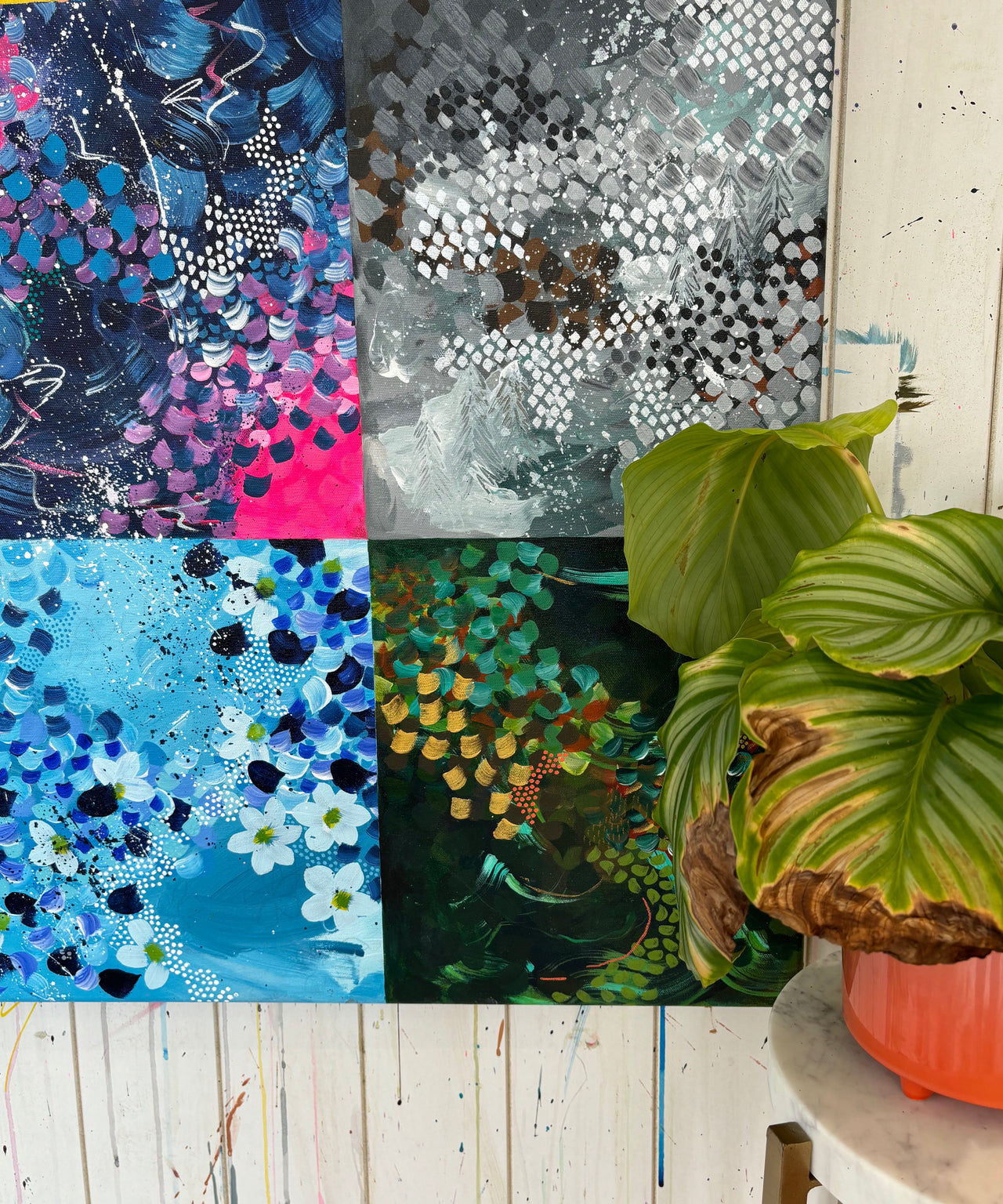 Contemporary Abstract Art Inspired By Colour & Nature | Jessica Slack