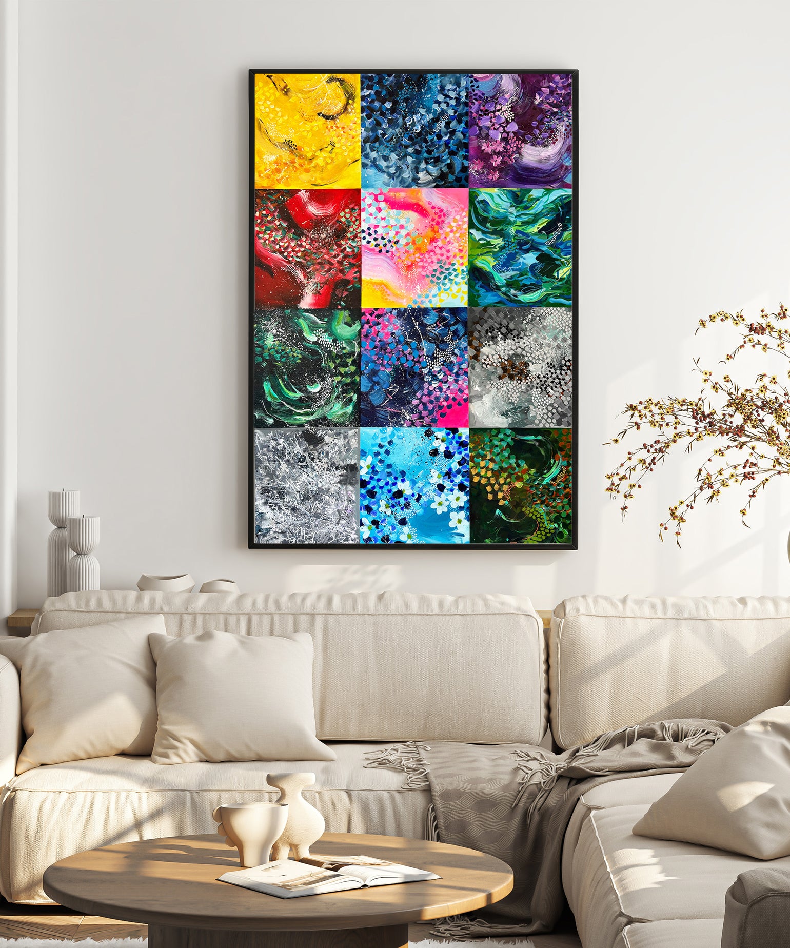 Contemporary Abstract Art Inspired By Colour & Nature | Jessica Slack