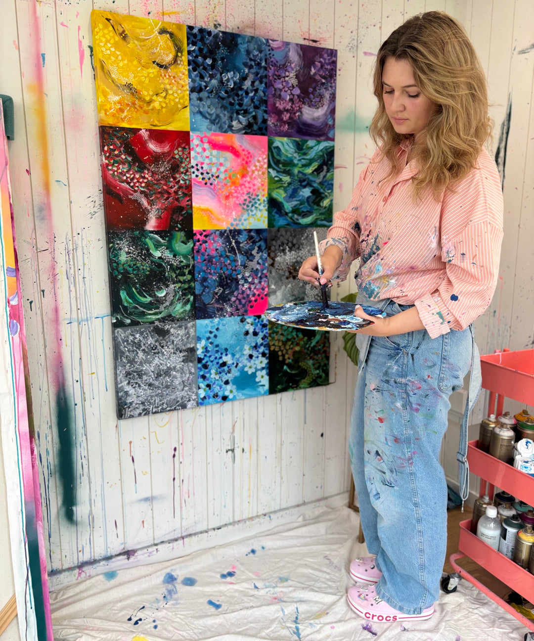 Contemporary Abstract Art Inspired By Colour & Nature | Jessica Slack